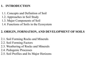 Fundamental/introductory of soil science | PPTX