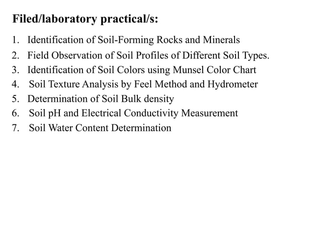 Fundamental/introductory of soil science | PPT