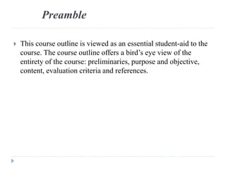 Course outline managerial economics.ppt | Business Administration ...