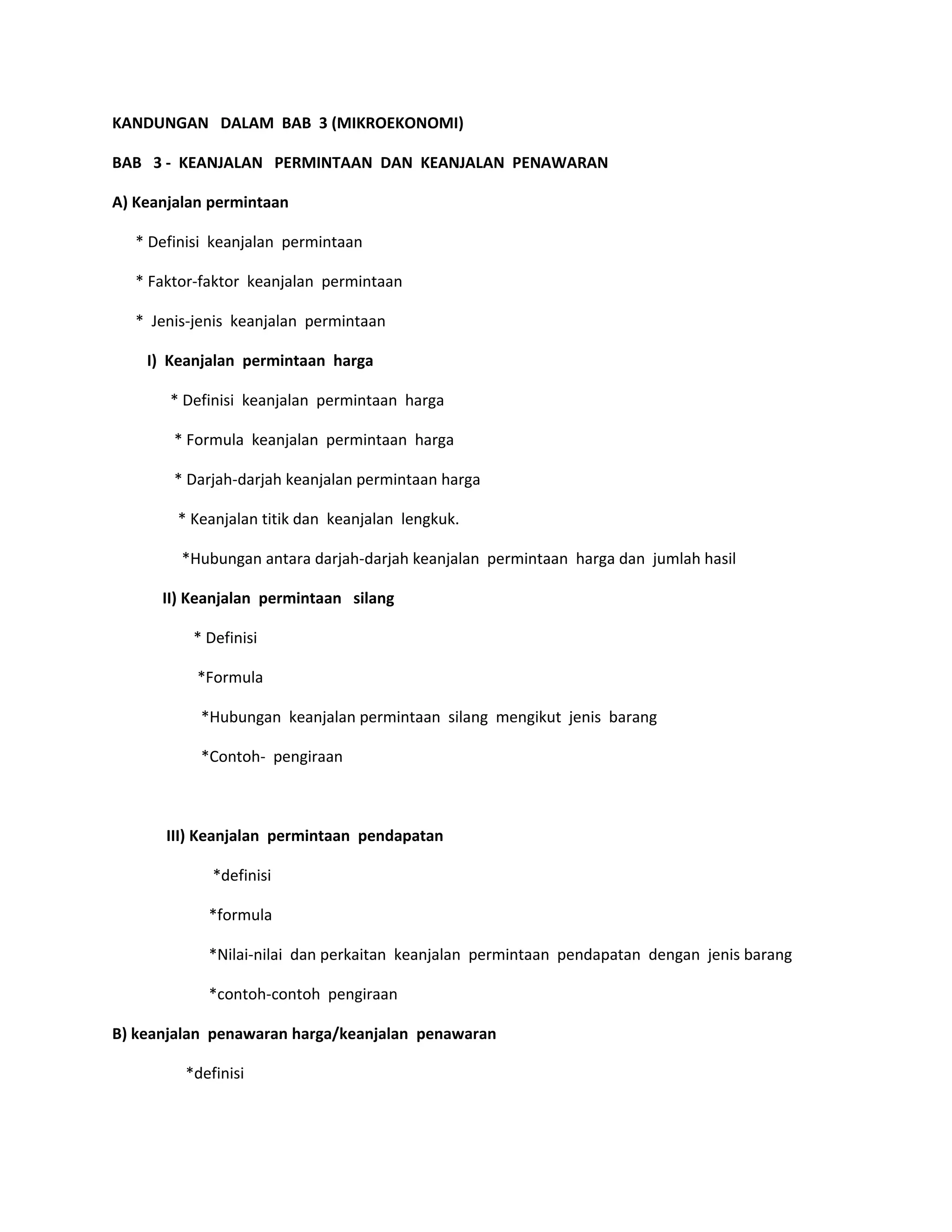 Course outline mikroekonomi_STPM | DOC