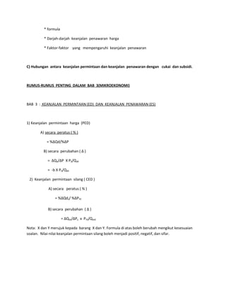 Course outline mikroekonomi_STPM | PDF