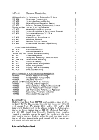 Course outline program plan | PDF
