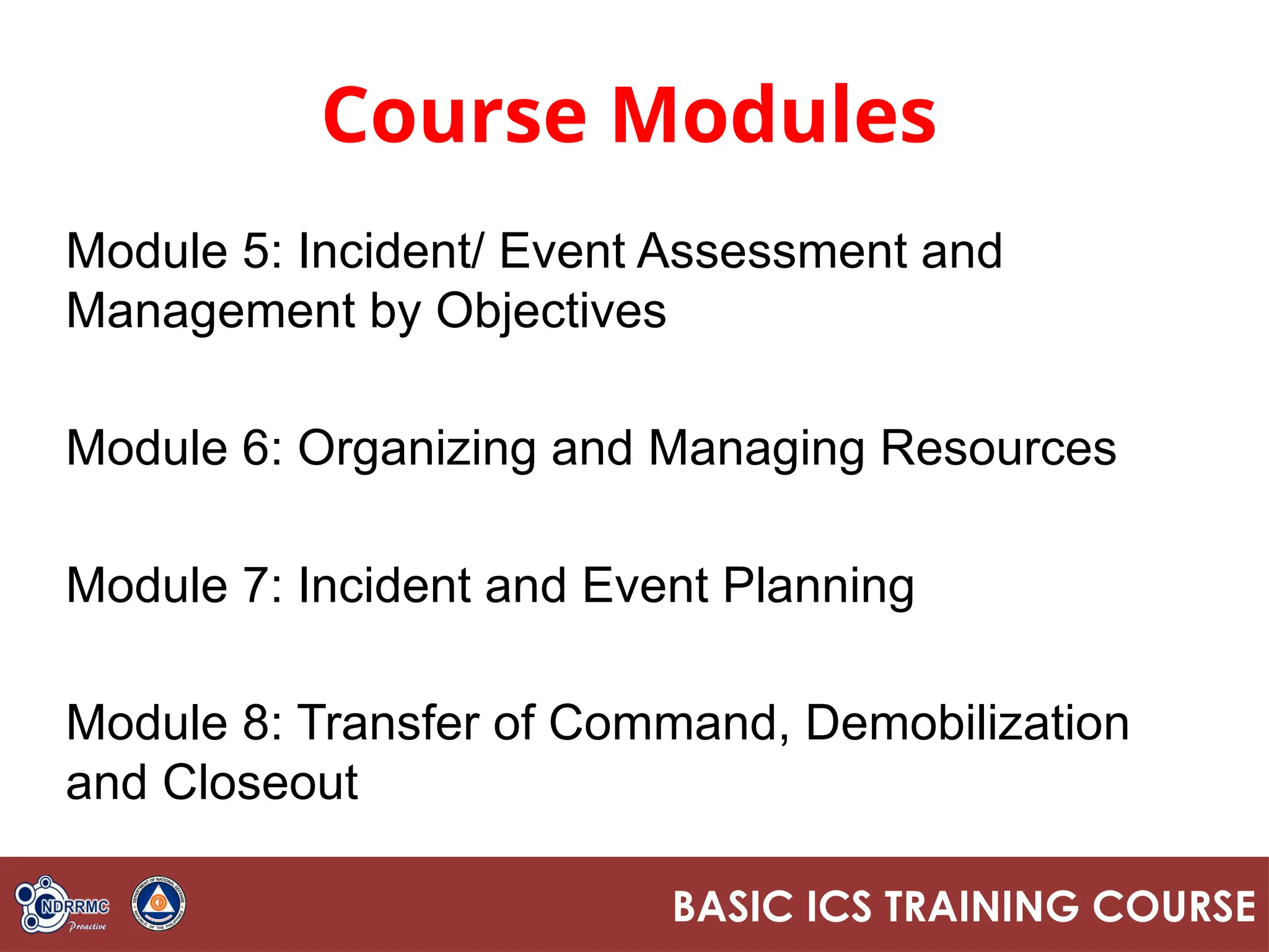Course Overview on Incident Command System | PPTX