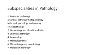 Pathology introduction Course overview.pptx