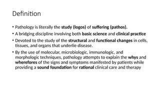 Pathology introduction Course overview.pptx