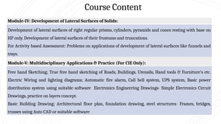 Course Overview & Introduction CAED I SEM | PPTX