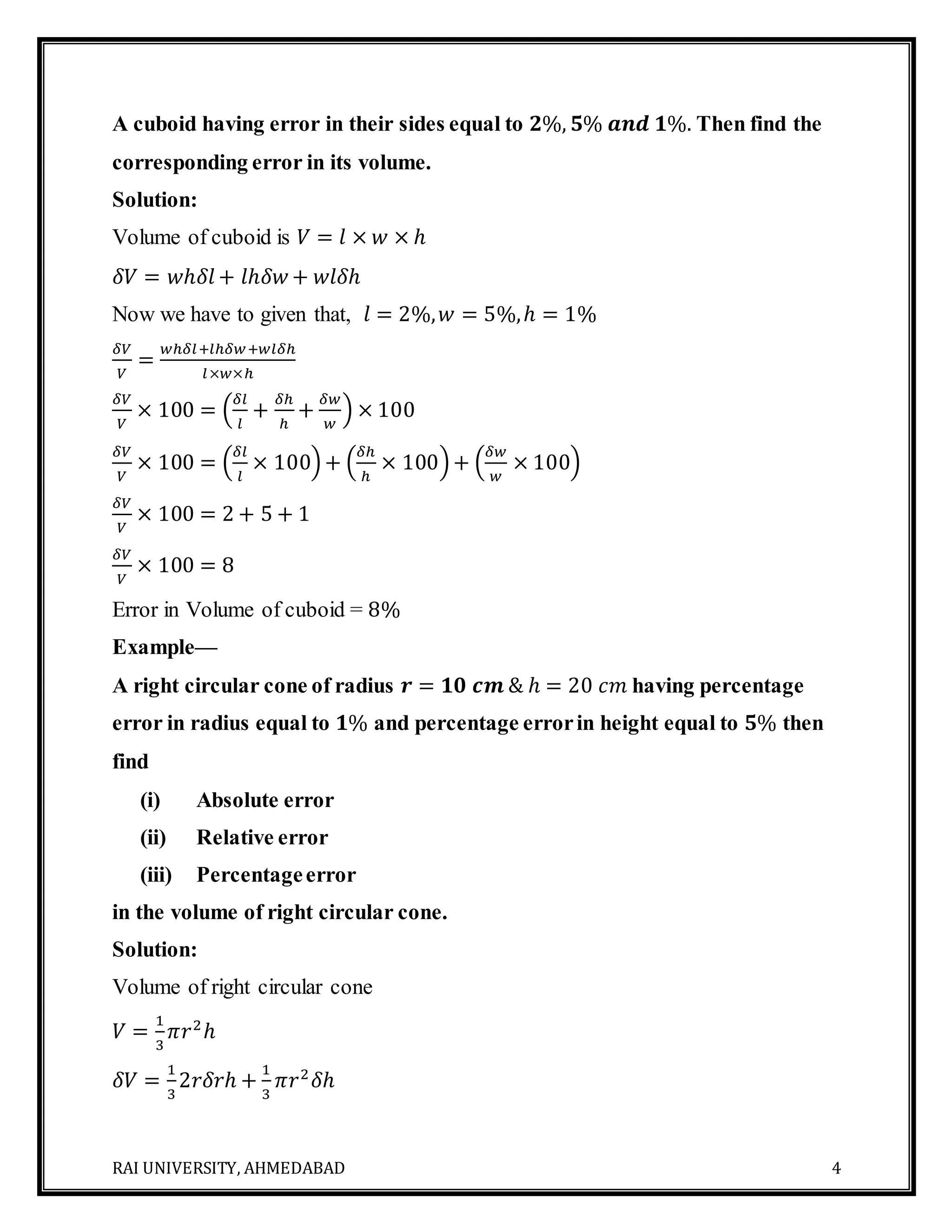 MCA_UNIT-1_Computer Oriented Numerical Statistical Methods | DOCX