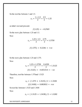 MCA_UNIT-1_Computer Oriented Numerical Statistical Methods | PDF