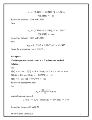 MCA_UNIT-1_Computer Oriented Numerical Statistical Methods | PDF