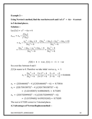MCA_UNIT-1_Computer Oriented Numerical Statistical Methods | PDF