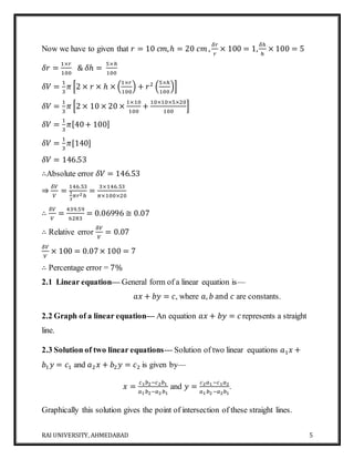 MCA_UNIT-1_Computer Oriented Numerical Statistical Methods | PDF