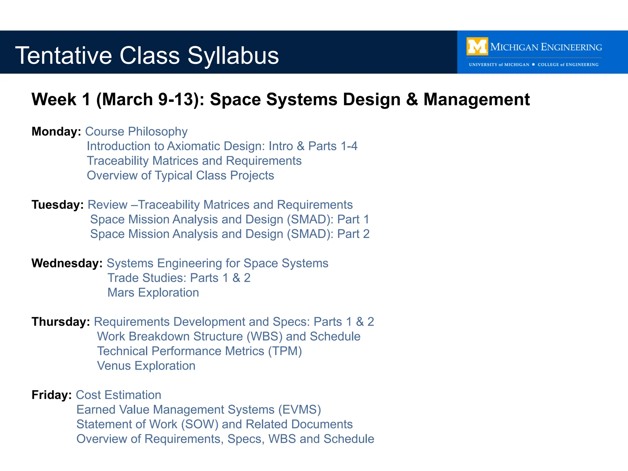 Introduction to spacecraft techonology UM | PPTX