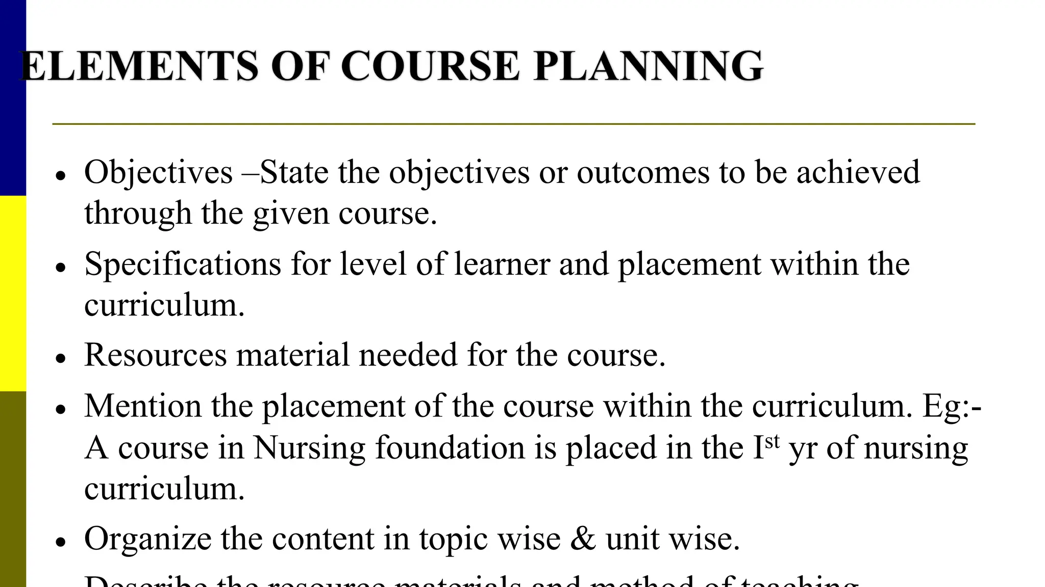 Course plan, Unit plan and Lesson plan.pptx