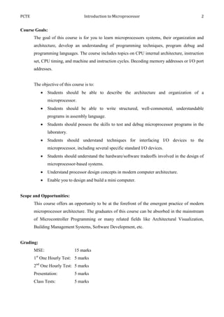 Course plan mp | PDF