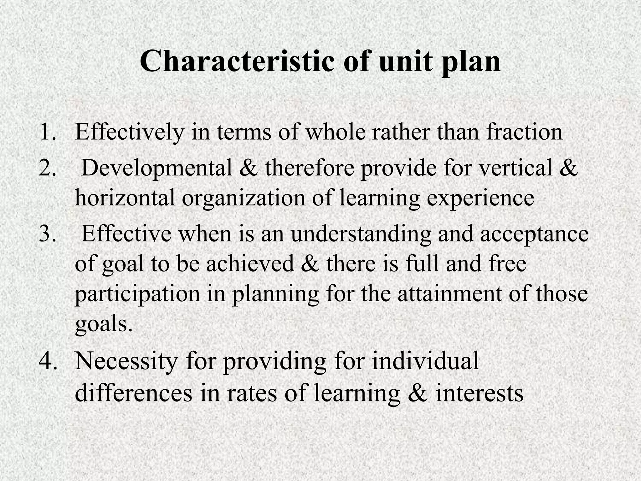 Course plan and unit plan | PPTX