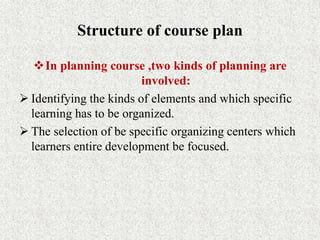 Course plan and unit plan | PPTX