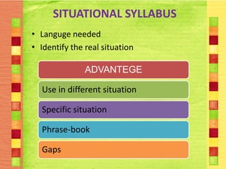 Course planning and syllabus design | PPTX