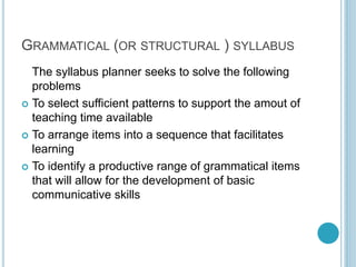 Course planning and syllabus design | PPTX