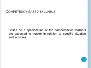 Course planning and syllabus design | PPTX