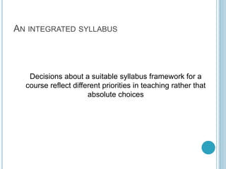 Course planning and syllabus design | PPTX