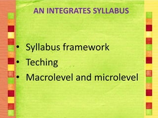 Unit 1 Course planning and_syllabus_design | PPT