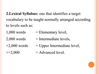 Course planning and syllabus design | PPTX