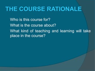 Course Planning and Syllabus Design | PPTX | Educational Assessment ...