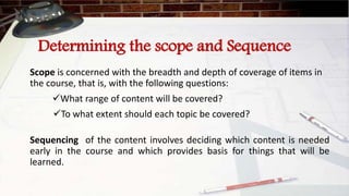 Course planning and syllabus design | PPT