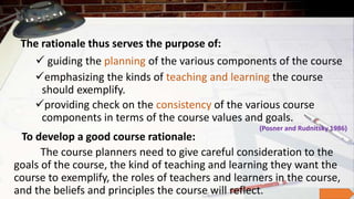 Course planning and syllabus design | PPT