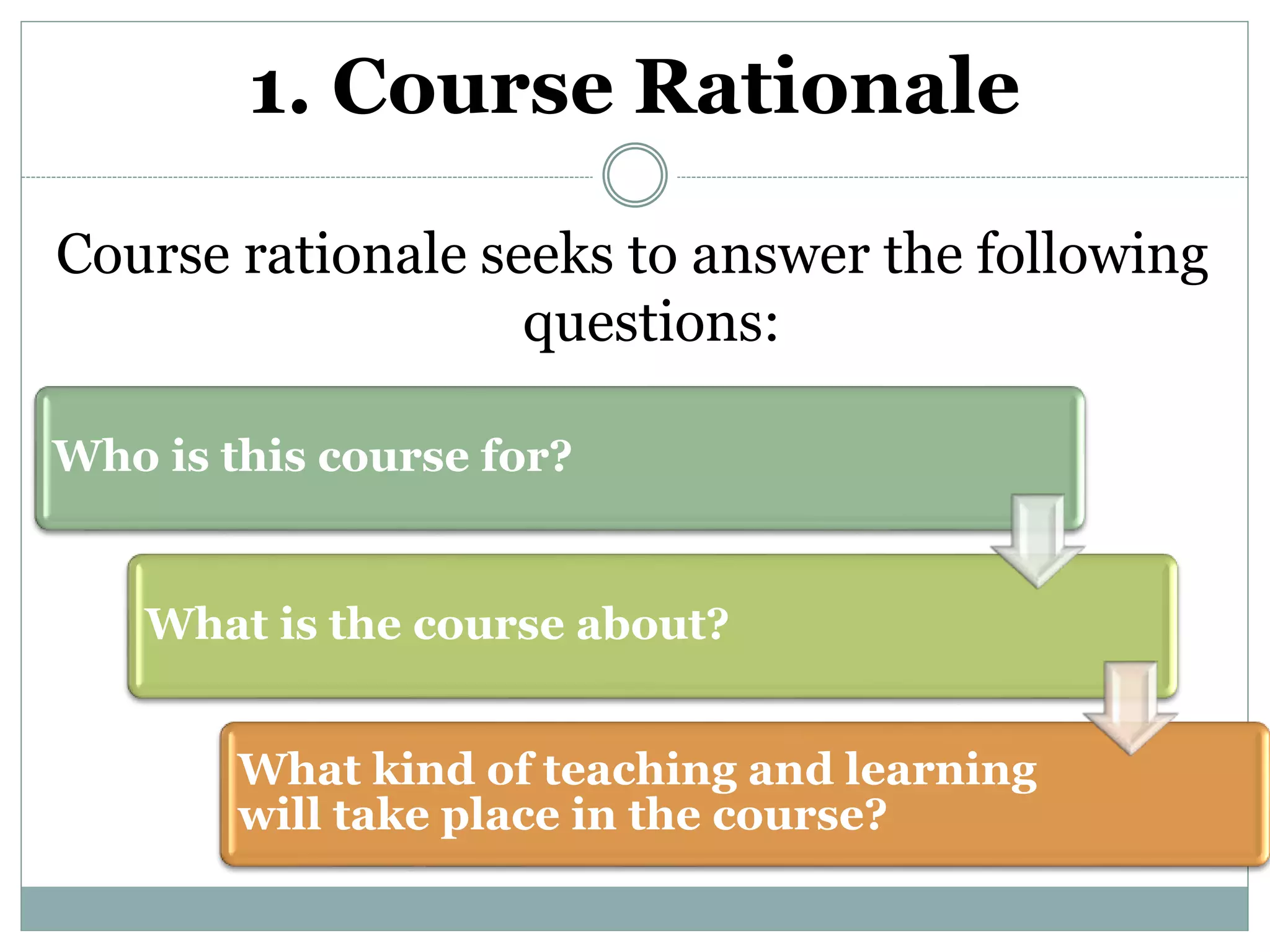 Course Planning and Syllabus Design | PPTX