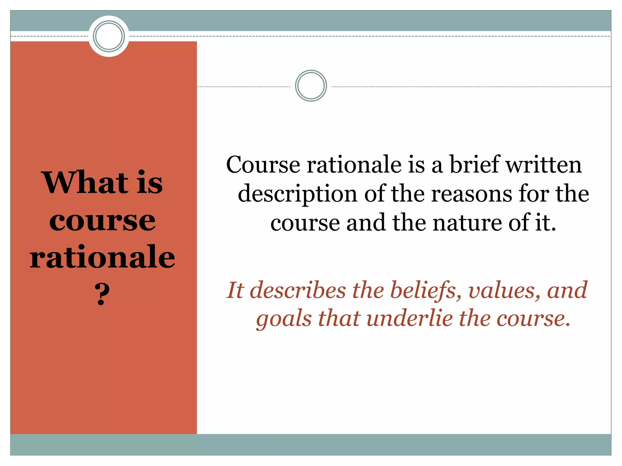 Course Planning and Syllabus Design | PPTX