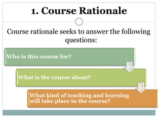 Course Planning and Syllabus Design | PPTX