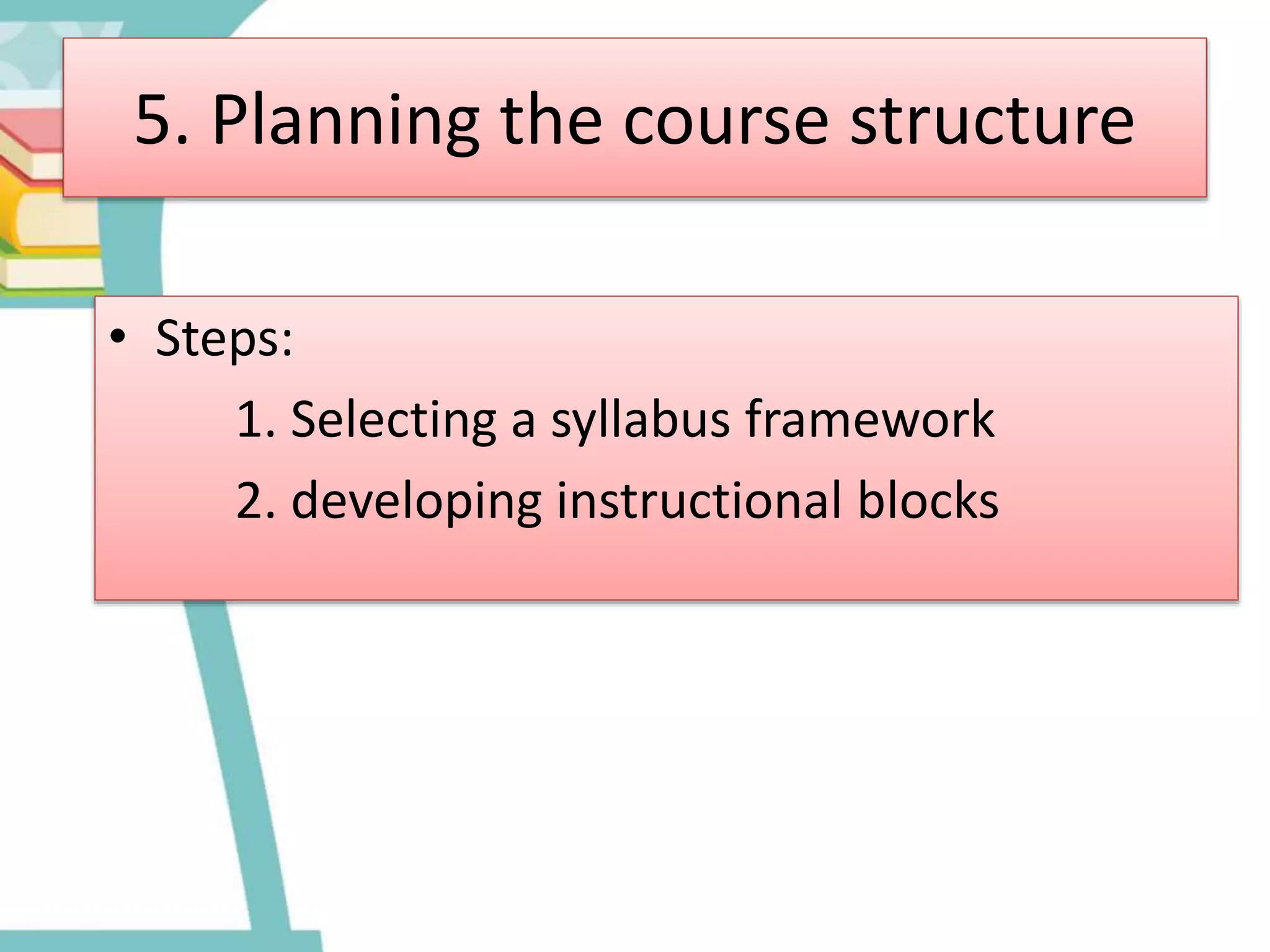 Course planning and syllabus design in language teaching | PPTX ...