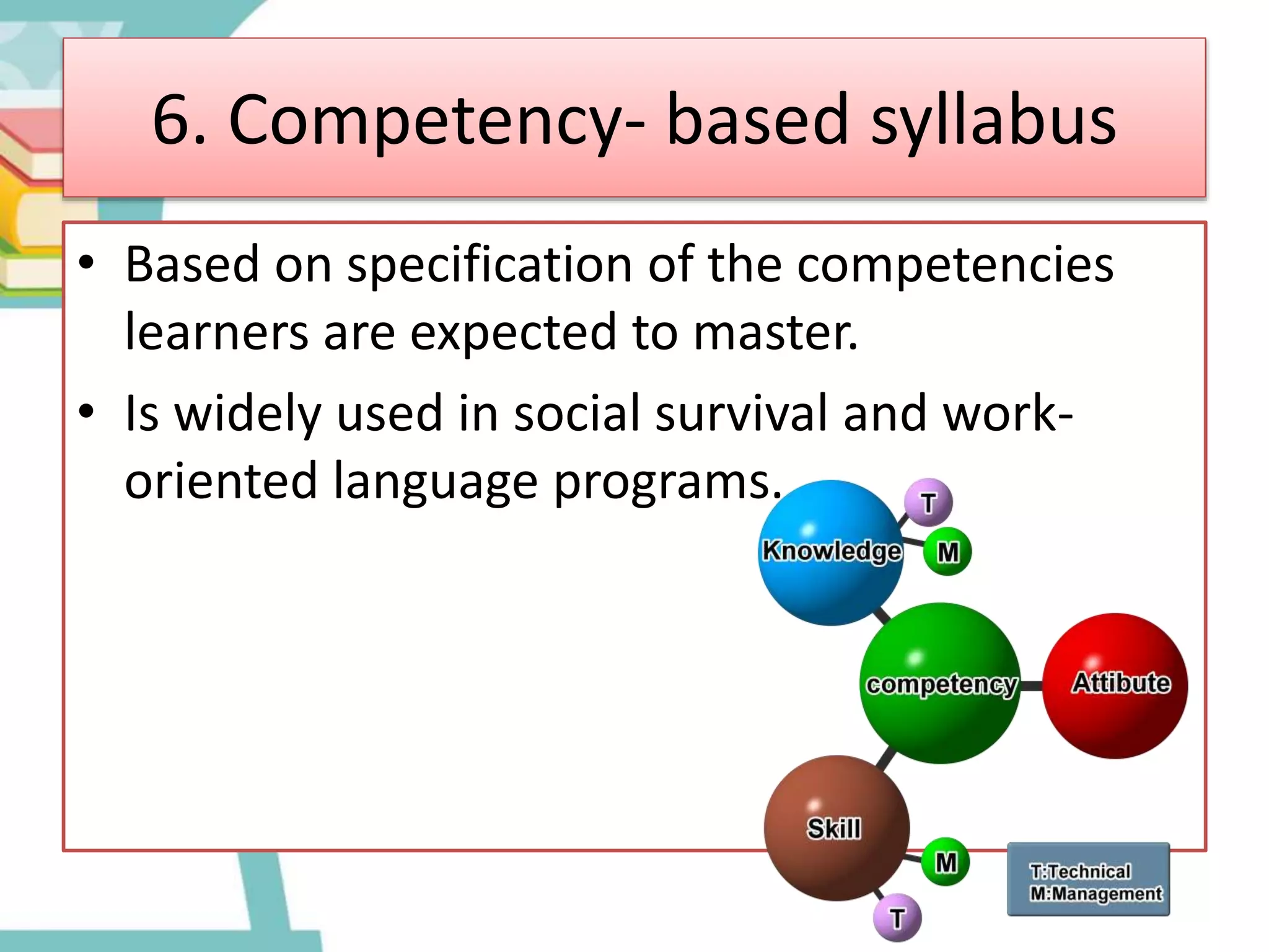 Course planning and syllabus design in language teaching | PPTX
