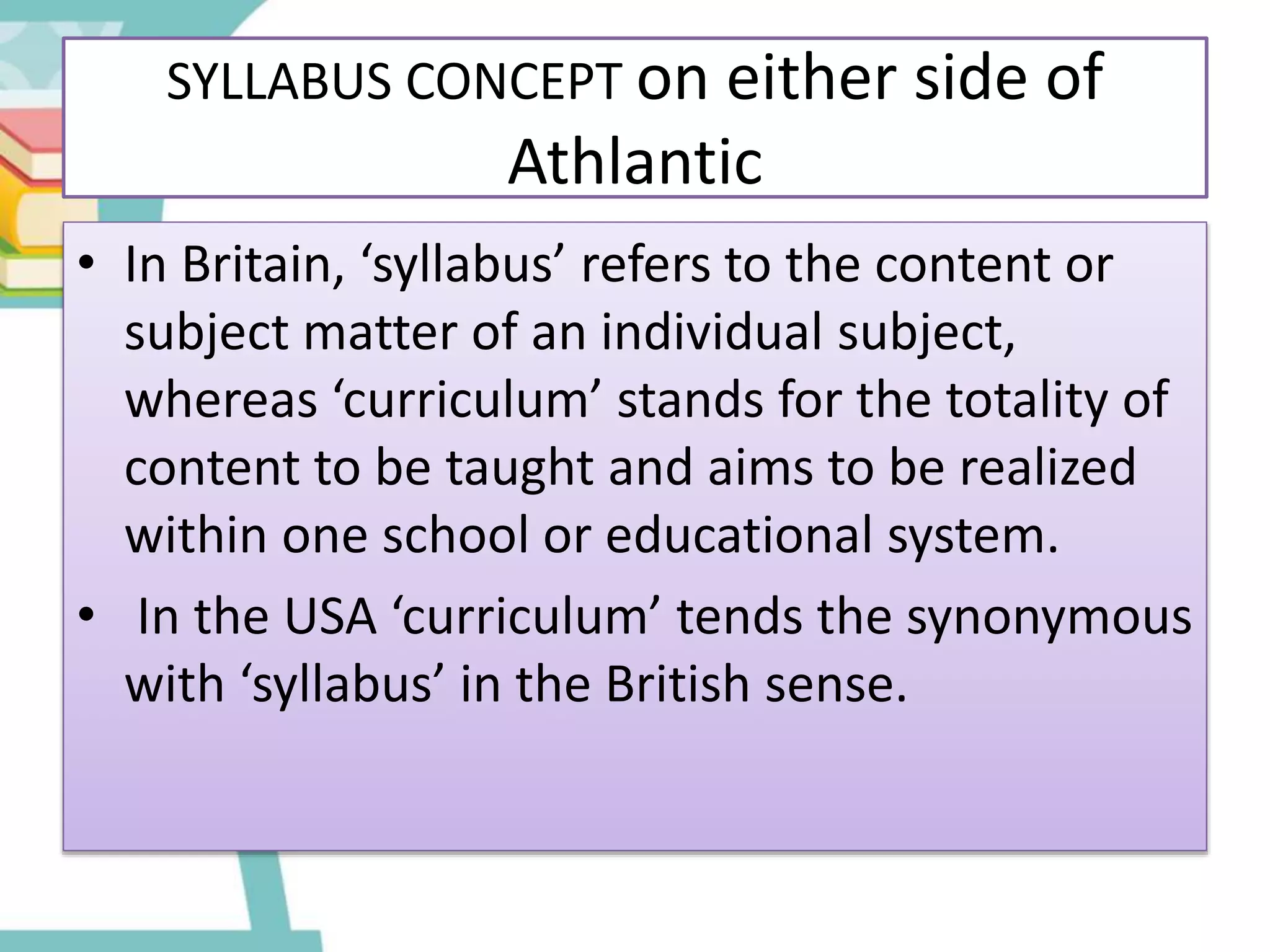 Course planning and syllabus design in language teaching | PPTX