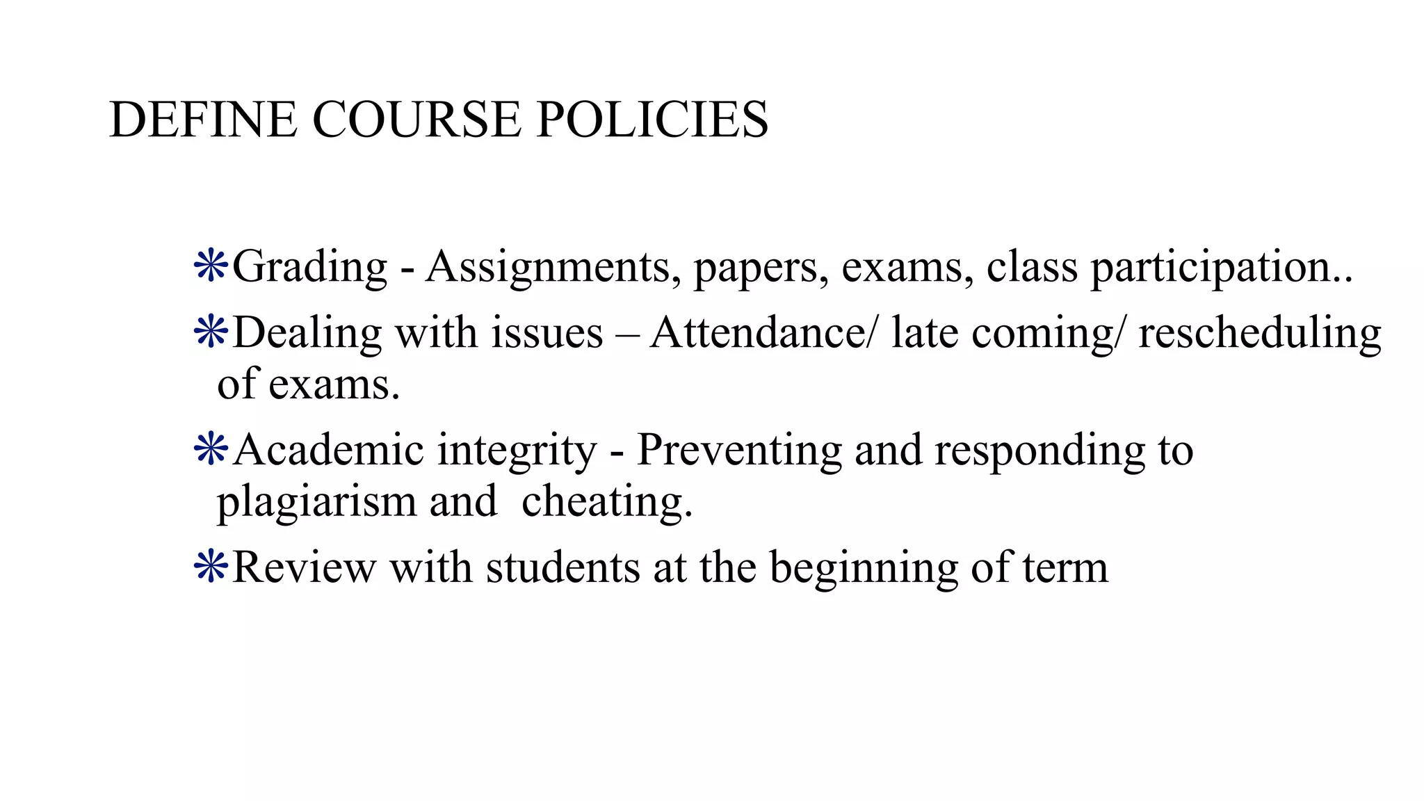 Course Planning NR pptx | PPTX