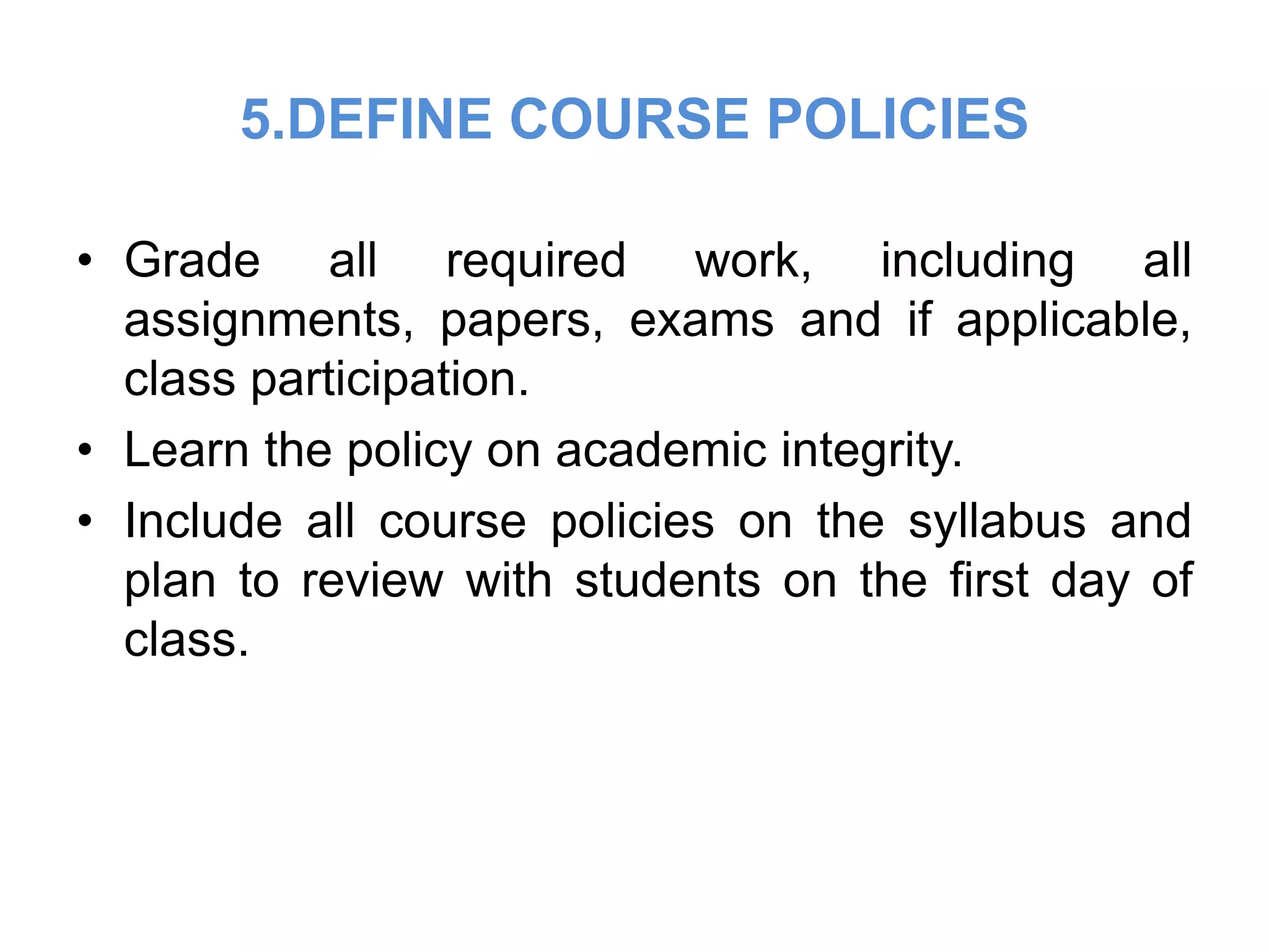 COURSE PLAN &UNIT PLAN | PPTX