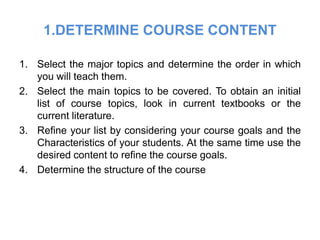 COURSE PLAN &UNIT PLAN | PPTX