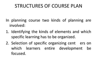 COURSE PLAN &UNIT PLAN | PPTX