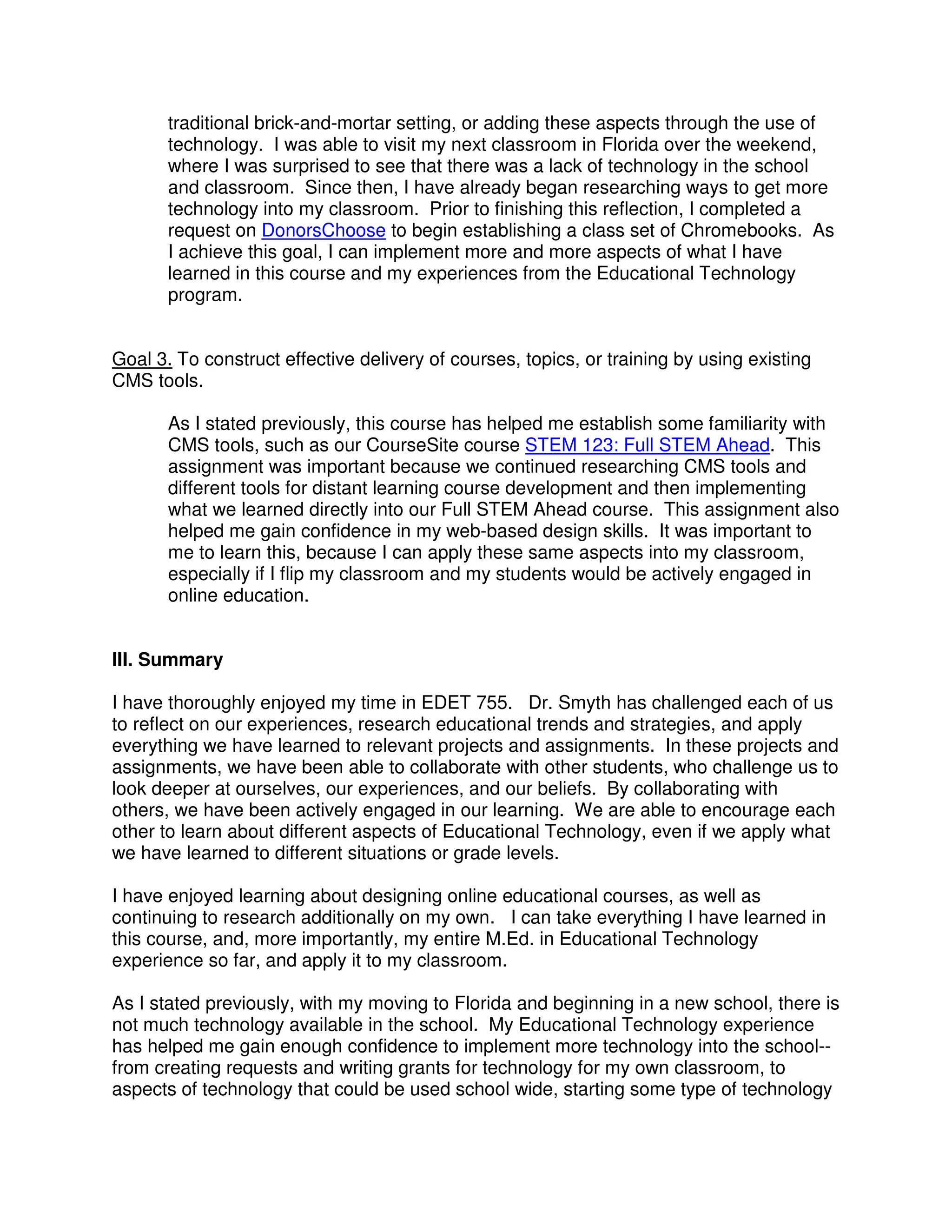 Course portfolio | PDF