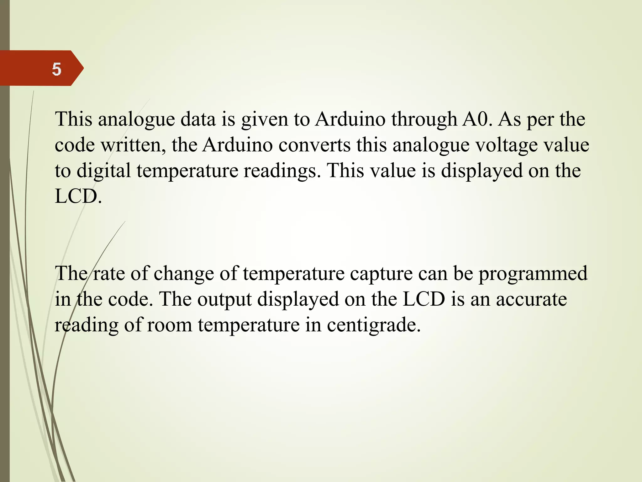 Digital Thermometer Arduino Based Abstract Details | PPTX | Physics | Science
