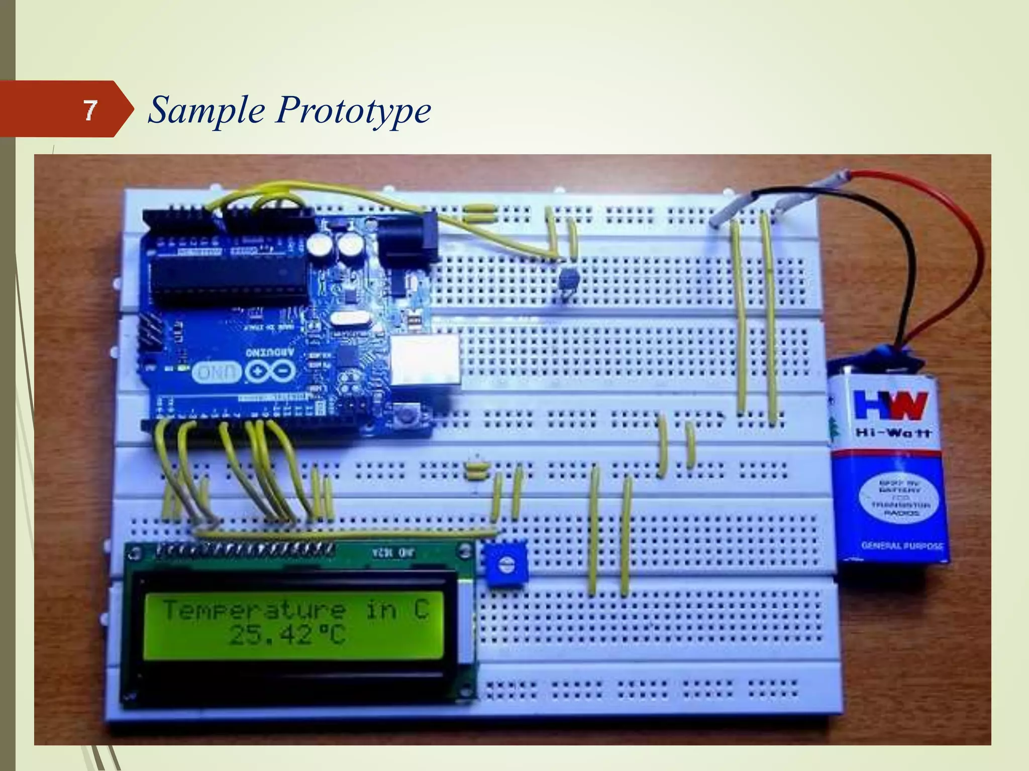 Digital Thermometer Arduino Based Abstract Details Pptx