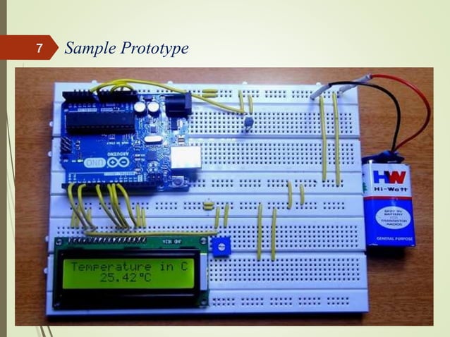 Digital Thermometer Arduino Based Abstract Details Pptx Physics Science