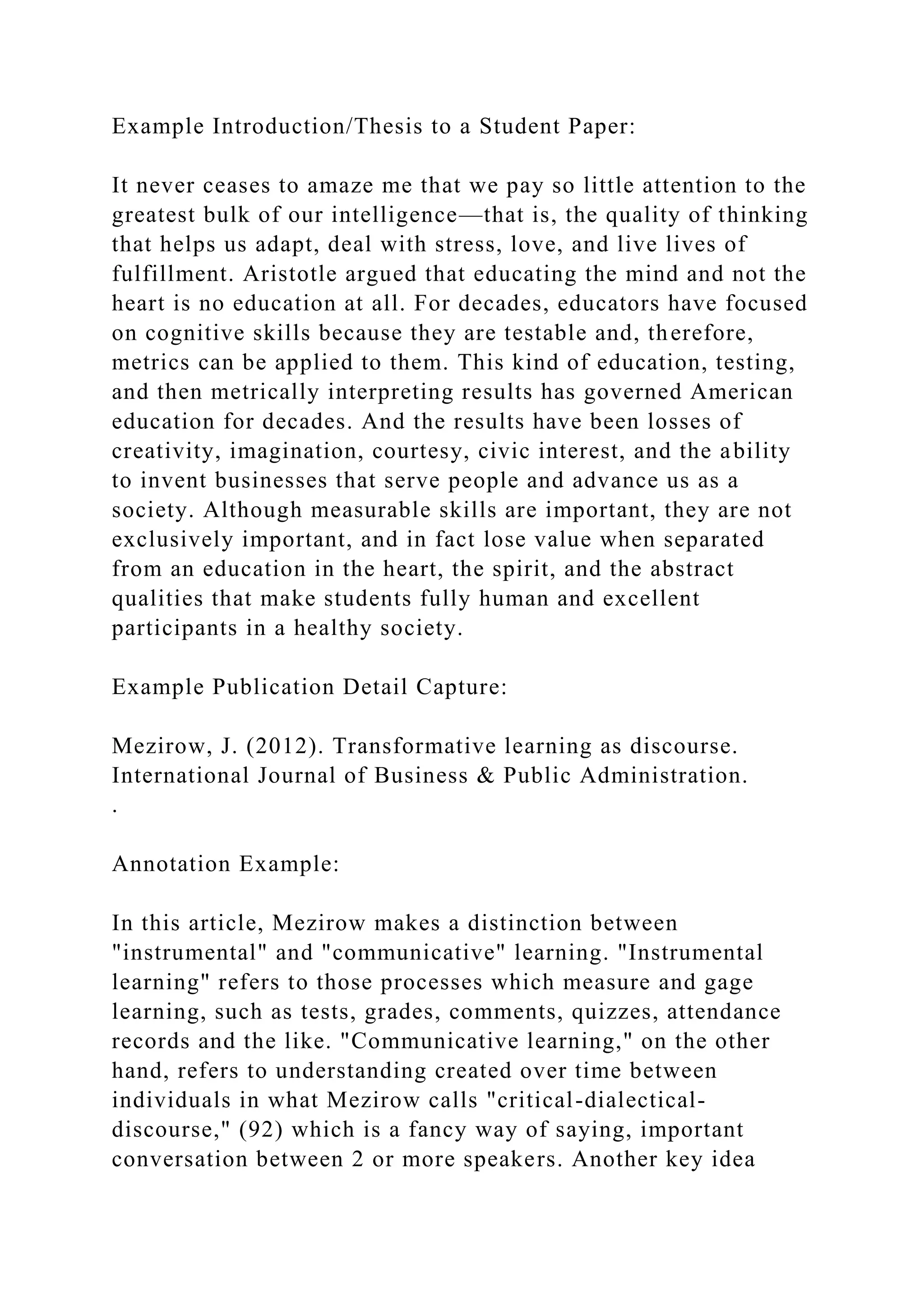 Course Project Annotated Bibliography (Part I, Two Annotations requ.docx