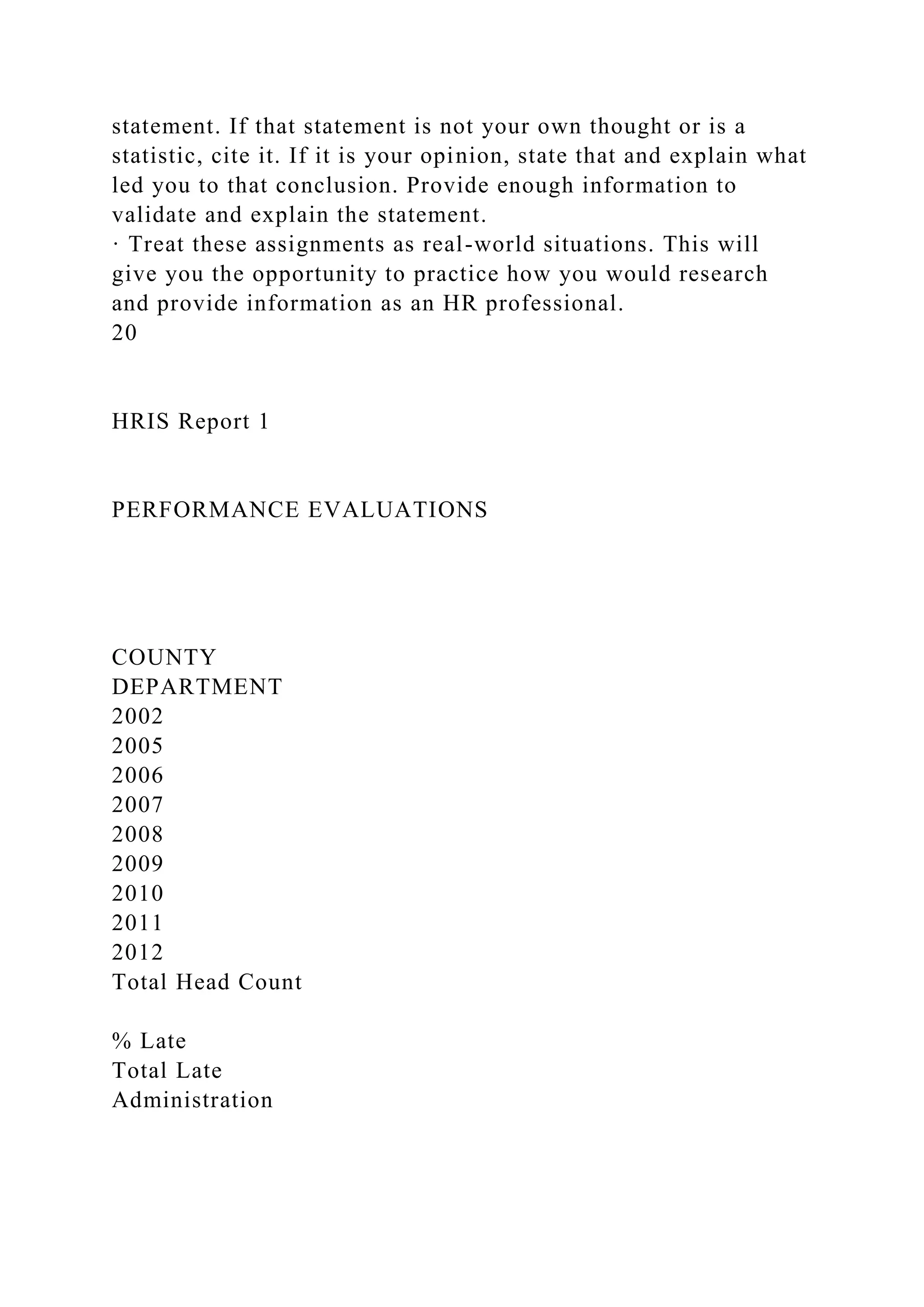 Course Project HRMIS Data Analysis and Recommendations (Due Wee.docx