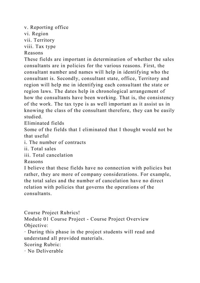 Course Project Rubrics!Module 01 Course Project - Course Project.docx