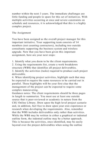 Course Project Scenario The Course Project ScenarioIn this c.docx