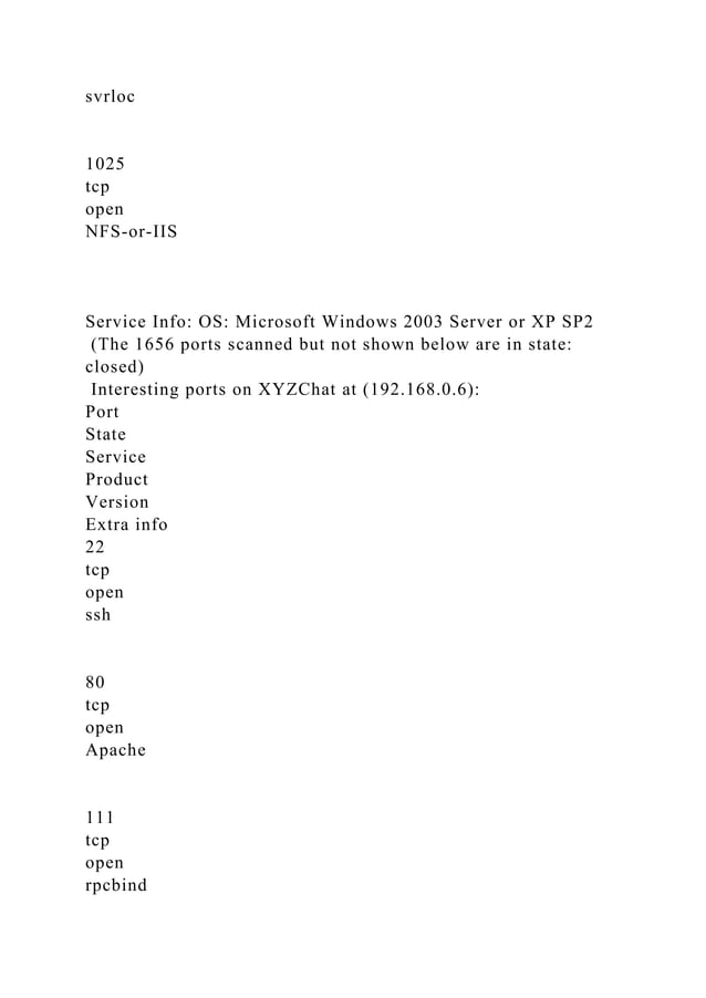 Course Project Security Analysis and Redesign of a Network Object.docx