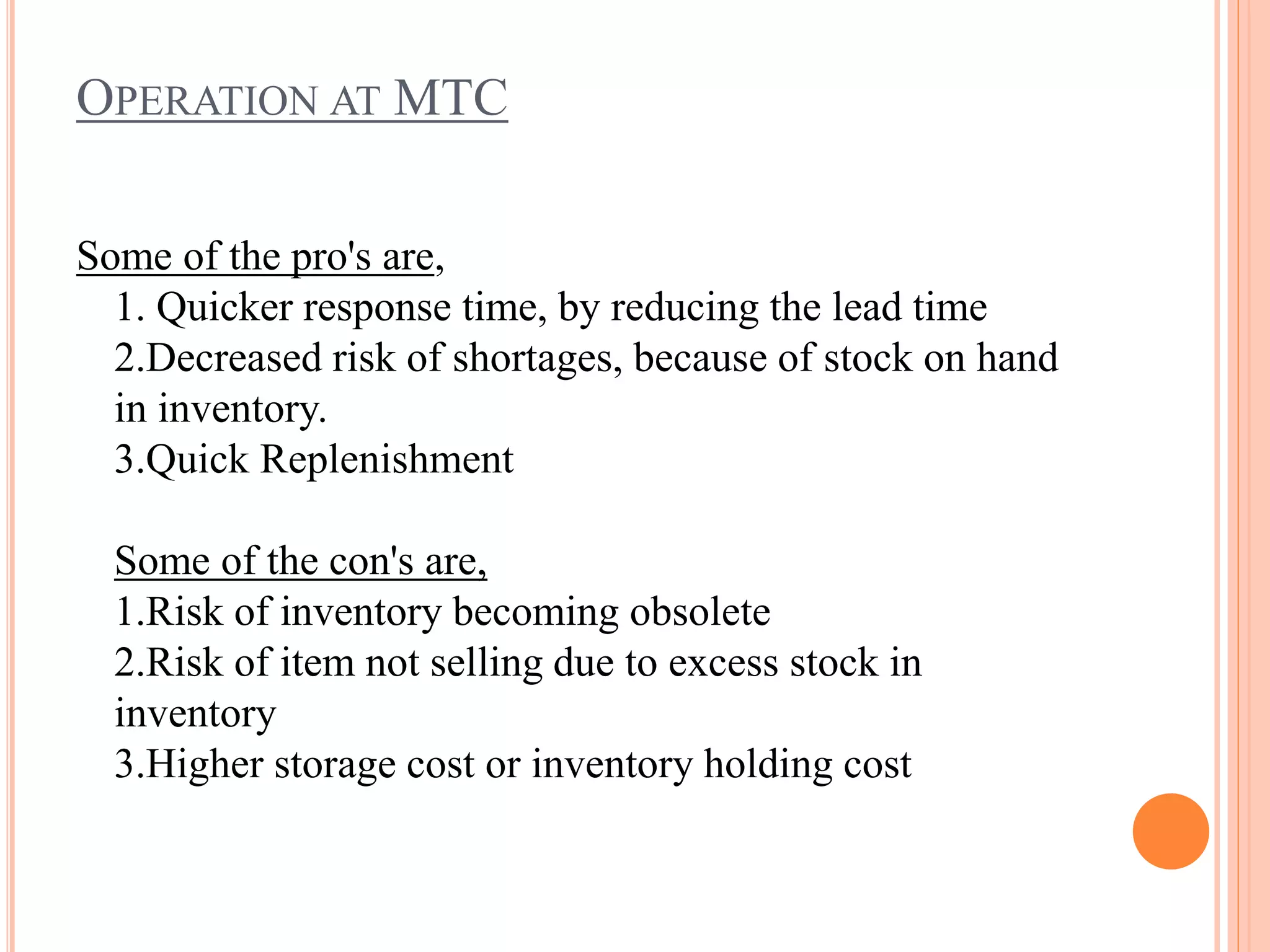 Coursera Assignment Supply Chain Capston Medical Technologies Corporation Mtc Ppt 