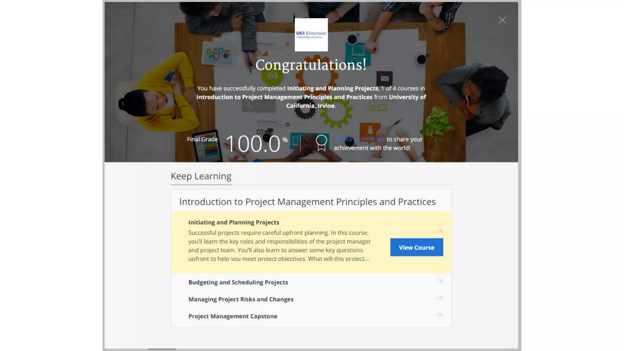 Coursera Project Management Specialization I - Initiating And Planning Projects | PDF | Education